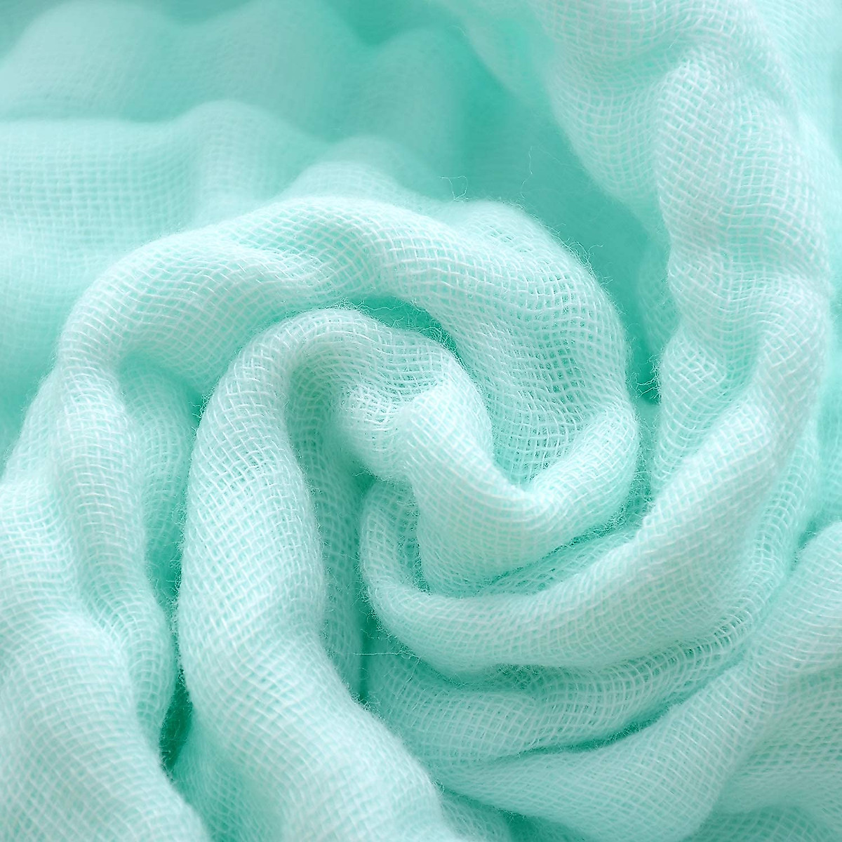 Muslin Burp Cloths - Baby Burp Cloth Sets for Unisex. 5 Pack Large Perfect for Newborn Baby Burping Cloths/Burp Bibs. Baby Burping Rags for Boys and Girls (Green)