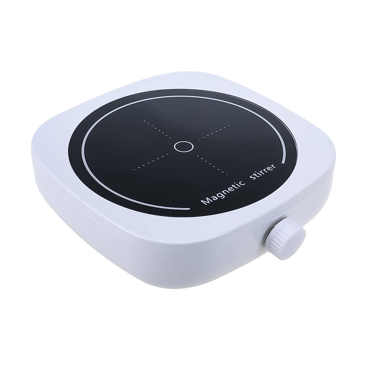 Toolly Mini Stir Plate Magnetic Lab Stirrer with 3 Stir Bars, Magnetic Mixer 2000ml Adjustbable Speed 200-2000 RPM for Classroom, Work or Home Experiments & Projects (No Heating)