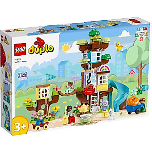Lego Duplo Set of 2: 10993 3-in-1 Tree House & 10980 Building Plate in Green