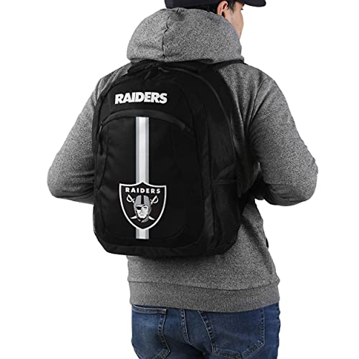 FOCO Las Vegas Raiders NFL Action Backpack