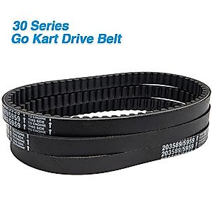 30 Series Go Kart Drive Belt Replaces Manco 5959 / Comet 203589 Go Kart Belt, Torque Vonverter Belt (3Pcs)