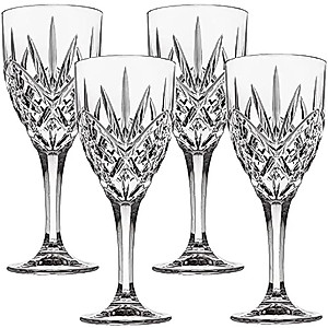 Godinger Wine Glasses Goblets, Shatterproof and Reusable Acrylic - Dublin Collection, Set of 4