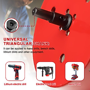 Hole Saw 3 3/4” (95mm) for Wood and Plastic, HSS Bi-Metal Hole Cutter Core Drill Bit for Drywall, PVC Boards, Fiberglass and Vent Pipes