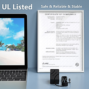 VHBW Replacement for Petsafe ScoopFree Litter Box Power Cord 10Ft Compatible with PetSafe Automatic Self-Cleaning RFA-516 PAL00-14243, PAL00-15342, PAL00-14242 Power Adapter