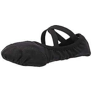 Sansha Women's Split Leather Sole Soft Ballet Shoes 83X PRO-FIT Flat, Black, 5.5