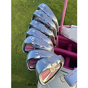 ENEMO Honma U100 Golf Clubs New Women Compelete Set Wood+Irons+Putter+Golf Bag and Graphite Golf Shaft Clubs Set (Color : 11pcs with Bag)