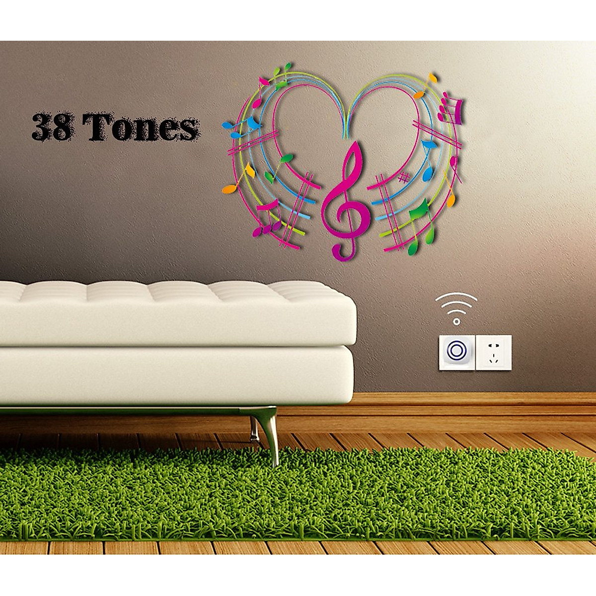 Infrared Motion Sensor Alarm Entry Alert Vistor Doorbell Home Security Driveway Kit