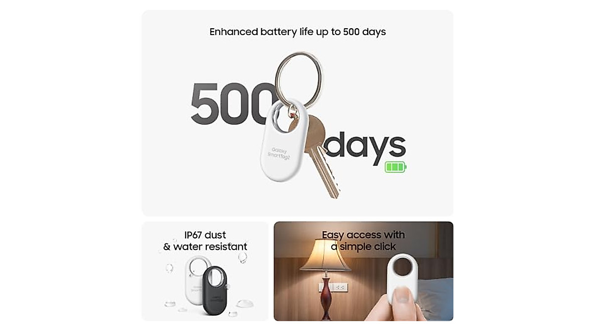 Samsung Galaxy SmartTag2 Bluetooth Tracker - Track Keys, Wallet & More