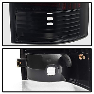 ACANII - For Black Smoked 2005-2015 Toyota Tacoma LED Tube Tail Lights Lamps Left+Right