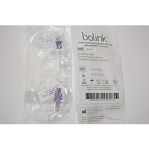 Bolink Small Cap Enfit Tube Feeding 10-Pack - Connects Puree Food Pouches with a spout to Feeding Tubes. Tube Feeding Supplies with Enfit.