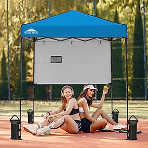 EAGLE PEAK Heavy-Duty Instant Canopy Sand Bags, 4-Pack, Weight Bags Anchor kit for Pop-up Tent Gazebo, Black (Without Sand)