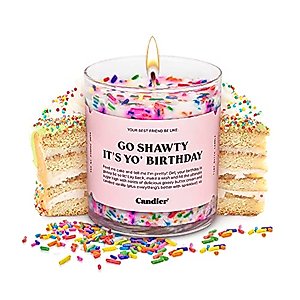 Ryan Porter “Birthday Cake” Candle - 100% Natural & Vegan - Made of Hand-Poured Soy Wax & Cotton Wick - Smells Gooey Buttercream, Bourbon & More - Paraben, Phthalate, Lead-Free Decor Candle