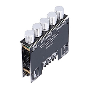 Hilitand 2.1 Channel Digital Power Amplifier Module, 20W x 2, BT 5.0, Surface Mount, Voltage: 12-24V, Impedance: 4-8 Ohm, For 20-100W Speakers, Hilitand57pec09ka8