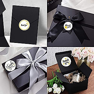 Thank You Sticker roll, Business Sticker, Bubble Envelope and Gift Bag Packaging Label, 3 Different Flower Patterns. 500 Sheets per roll, 1.5 inches in diamete, 4style