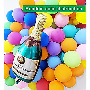 Runch 100pcs Latex Balloons, 12inch Multicolor to Celebrate Latex Balloons, Premium Thick Balloons for Birthday/Party/Christmas/Wedding and Holidays