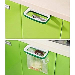 Lunies Over The Cabinet Plastic Trash Bag Holder for Kitchen, RV,Bathroom, Dorm Room, Office 8.6"x 4.9"