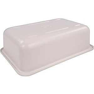 Carlisle FoodService Products CM104902 Coldmaster 6" Deep Insulated Food Pan with Organizer, Full-Size, White