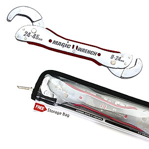 MAGIC WRENCH Multi-function Universal Adjustable auto-ratcheting works as reversible ratchet pop socket combination & pipe monkey spanner sae crescent nut gear-wrench set for craftsman & plumbers