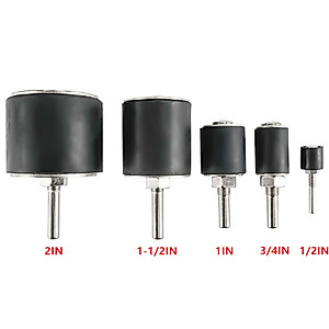 KUNTEC 25 Pieces Sanding Drum Kit for Woodworking Drill Presses and Power Drills