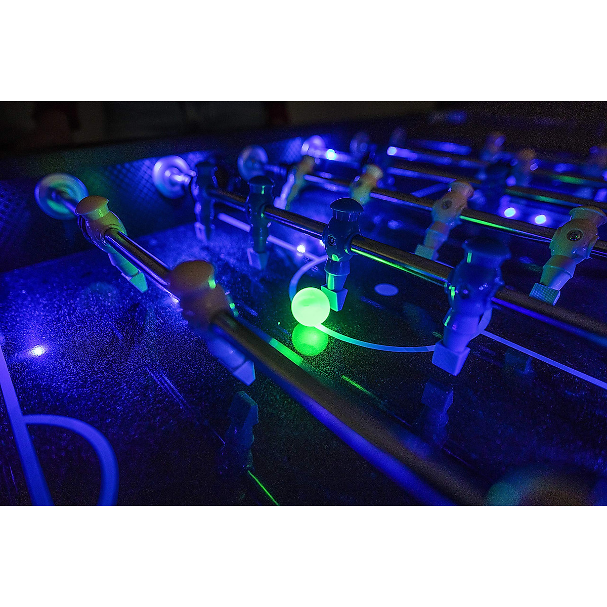 Atomic Azure LED Light Up Foosball Table, 55"