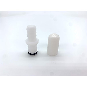 YMHYJY fits 2 M236 Male Connectors + 2 Caps for Testing Sleep Number Bed Air Chamber leaks