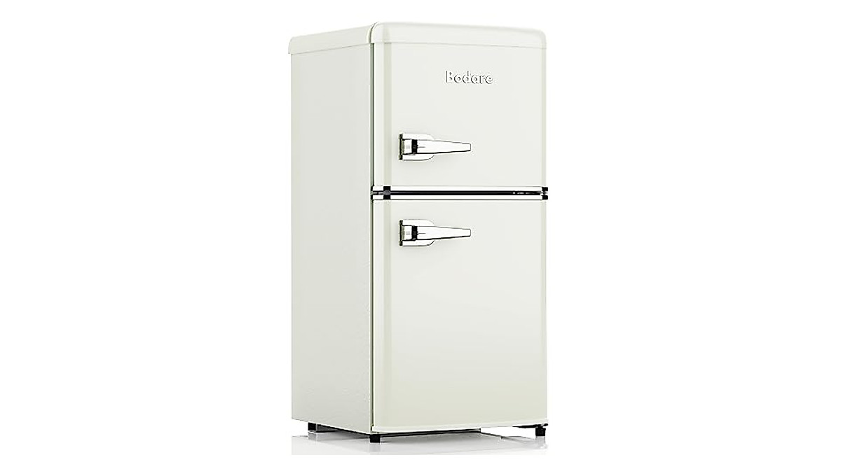 Bodare Retro Mini Fridge - Energy-Efficient & Stylish