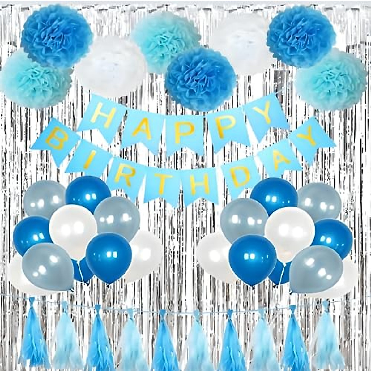 3 Pack Silver Backdrop Curtain,BigBigMe Foil Fringe Curtain,Silver Metallic Tinsel Foil Backdrop,Party Decorations for Birthday Wedding Decor,Door Streamers,Bachelorette,Party Streamers,Party Supplies