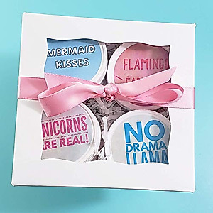 Whipped Body Butter Collection Set of 4 Hand Creams. Unicorn Mermaid Flamingo Llama