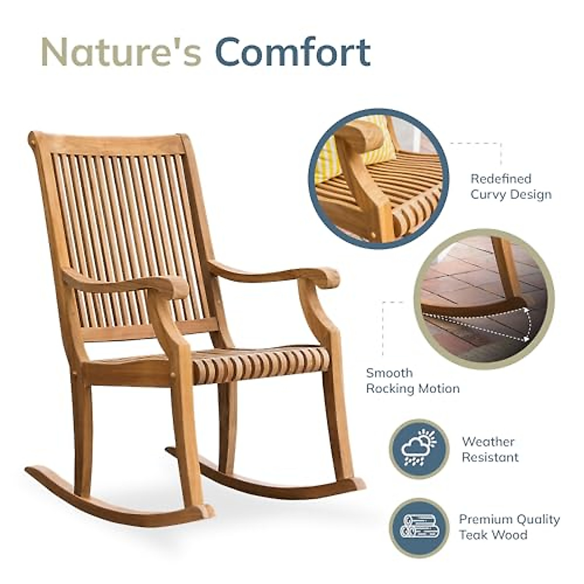 Cambridge Casual Mosko Outdoor Porch Rocking Chair