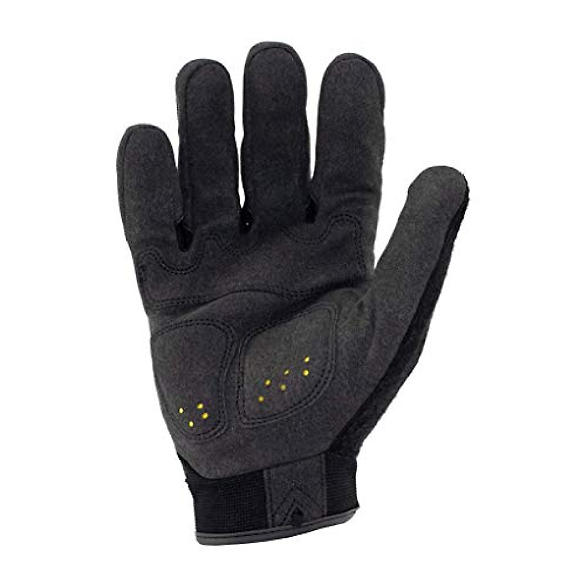 Ironclad Command Impact Work Gloves; Touch Screen Gloves Conductive Palm and Fingers, Impact Protection, Machine Washable, Sized S, M, L, XL, XXL (1 Pair) (Large, Black)