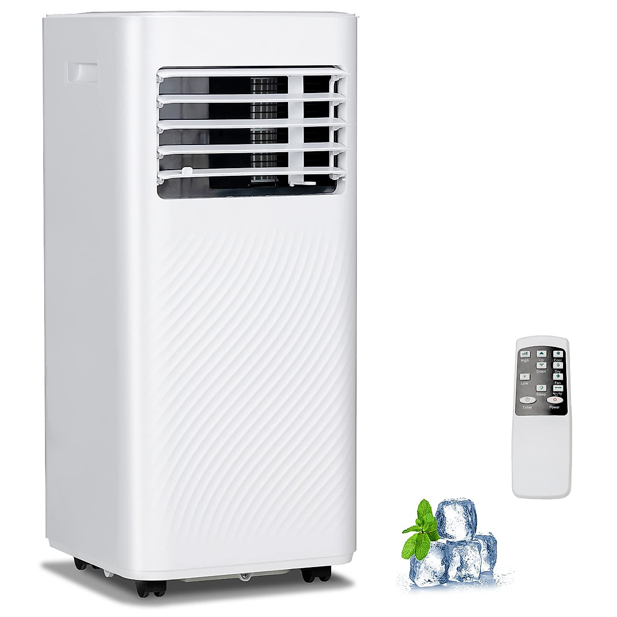 PETSITE 8000 BTU Portable Air Conditioner, 3 in 1 AC Cooling Unit with Remote Control, Dehumidifier, Sleep Mode, Window Kit, Personal AC Unit for Bedroom