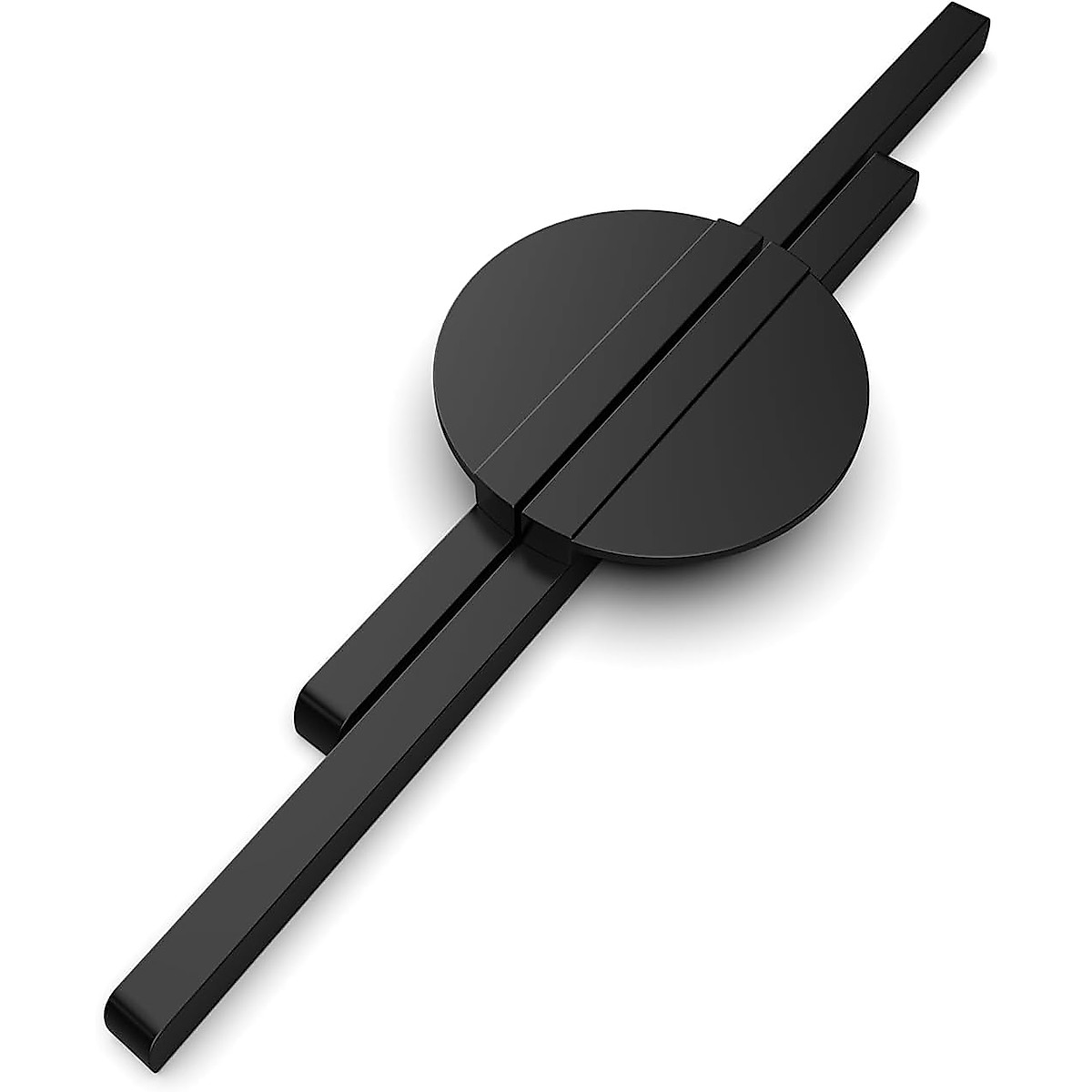 Sveudvdis Cabinet Pulls, 2 Pack Gold Semicircle Drawer Pulls, Cabinet Handles Door Handles and Pulls, 6.3 inch (160mm) Hole Center (Black), TNH7002