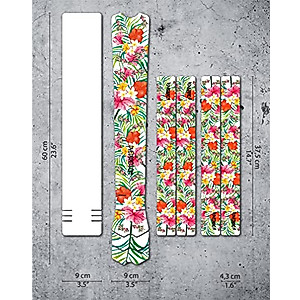 DYEDBRO - MTB Frame Protector - Fluor (Gloss / White)