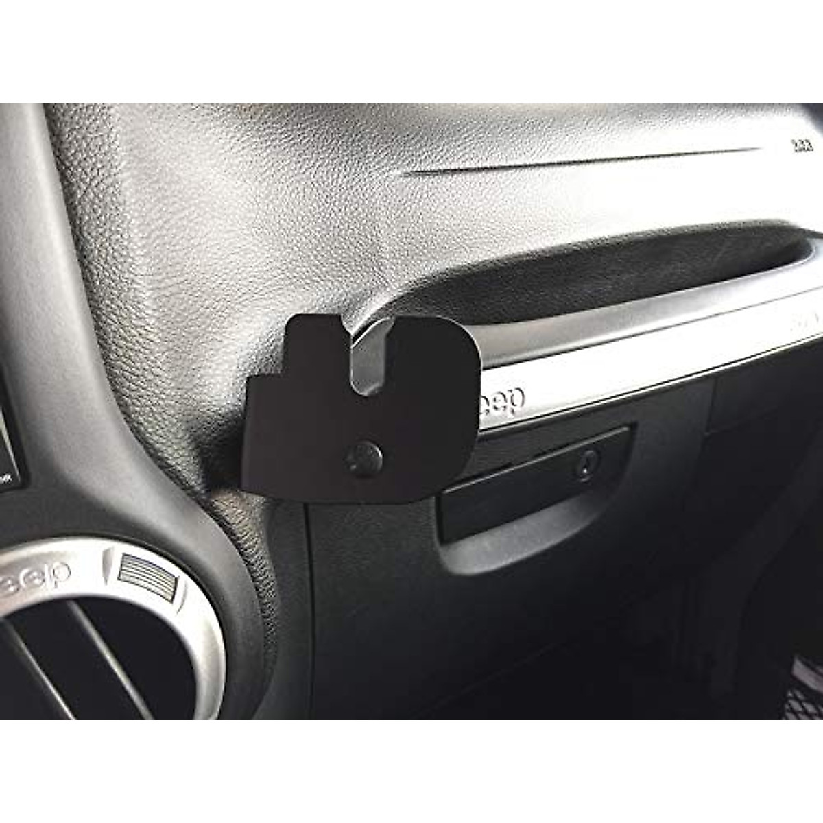 CHENDGE2 75WXST CB Radio Mic Mount Holder Passenger Grab Bar for Wrangler JK 2011-up