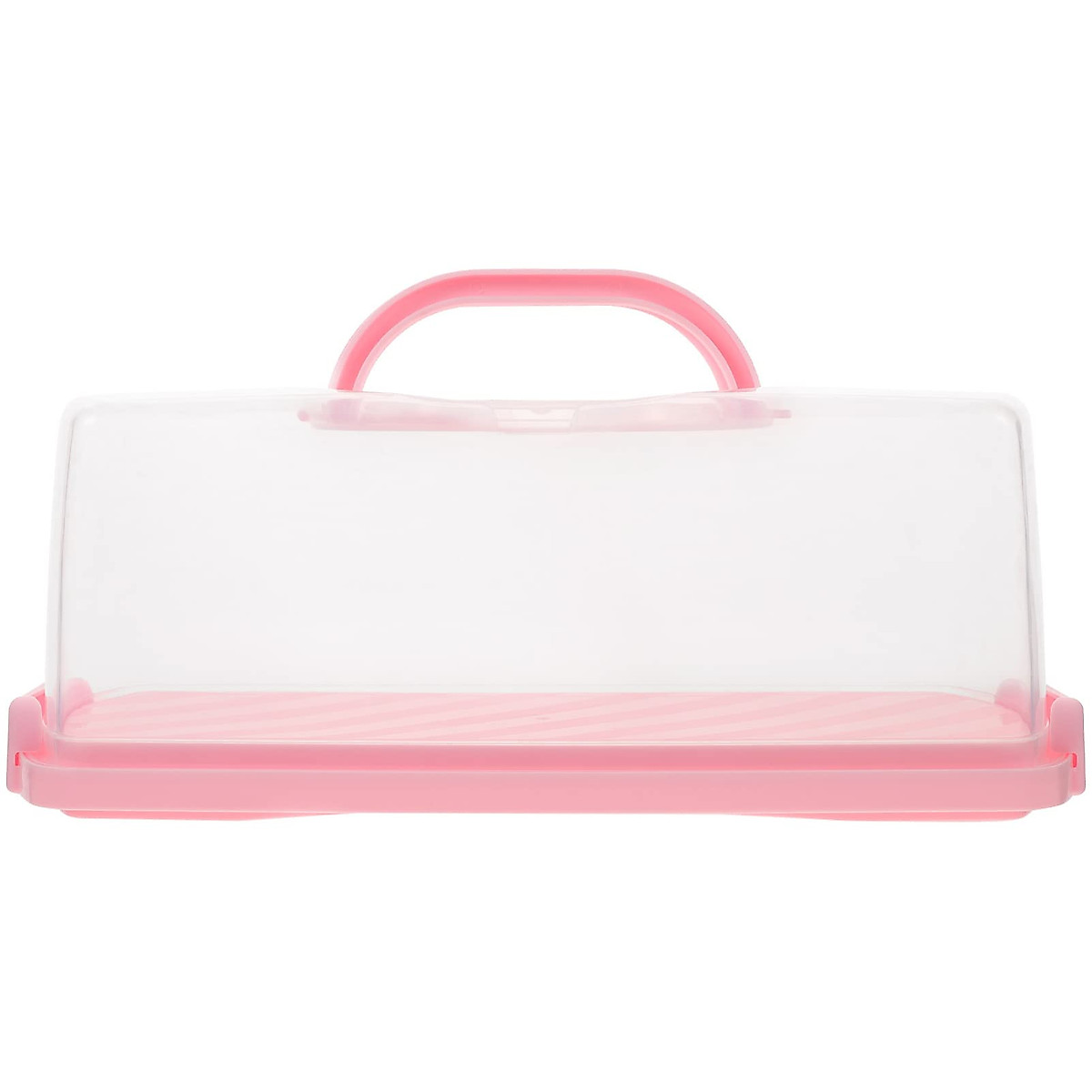 CALLARON Food Containers Cupcake Boxes Cake Carrier Plastic Cake Keeper Cake Containers with Dome Lids Cake Saver with Locking Lid for Cupcake Bread Food Containers Cupcake Boxes