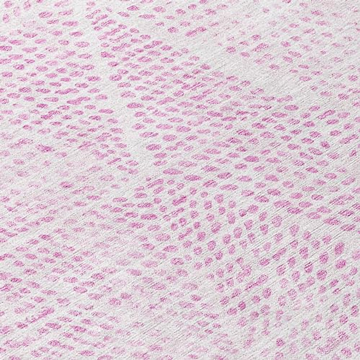 Addison Rugs Chantille ACN591 Pink 9' x 12' Indoor Outdoor Area Rug, Easy Clean, Machine Washable, Non Shedding, Bedroom, Living Room, Dining Room, Kitchen, Patio Rug