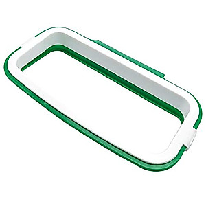 GARASANI Trash Bag Holder, Hanging for Kitchen, Bathroom, Dorm Room, Office Garbage Bag Holder with Trash Bin Storage Rack 8.85" x 4.9" (Color Random)