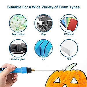 MINOVA Temp Control Hot Wire Foam Cutter 27W Styrofoam Knife Cutter Hot Knife Foam Cutter Styrofoam Cutter Kit Luxury