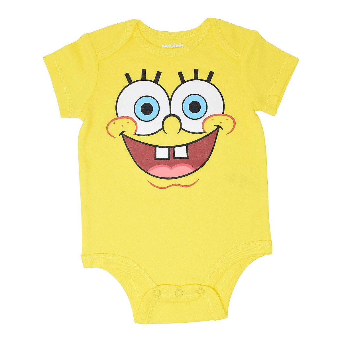 SpongeBob SquarePants Patrick Squidward Newborn Baby Boys 3 Pack Short Sleeve Bodysuits