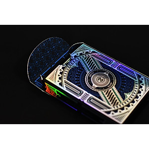 Alloy Cobalt Playing Cards Poker Deck Custom Design Foiled Backs & Faces New