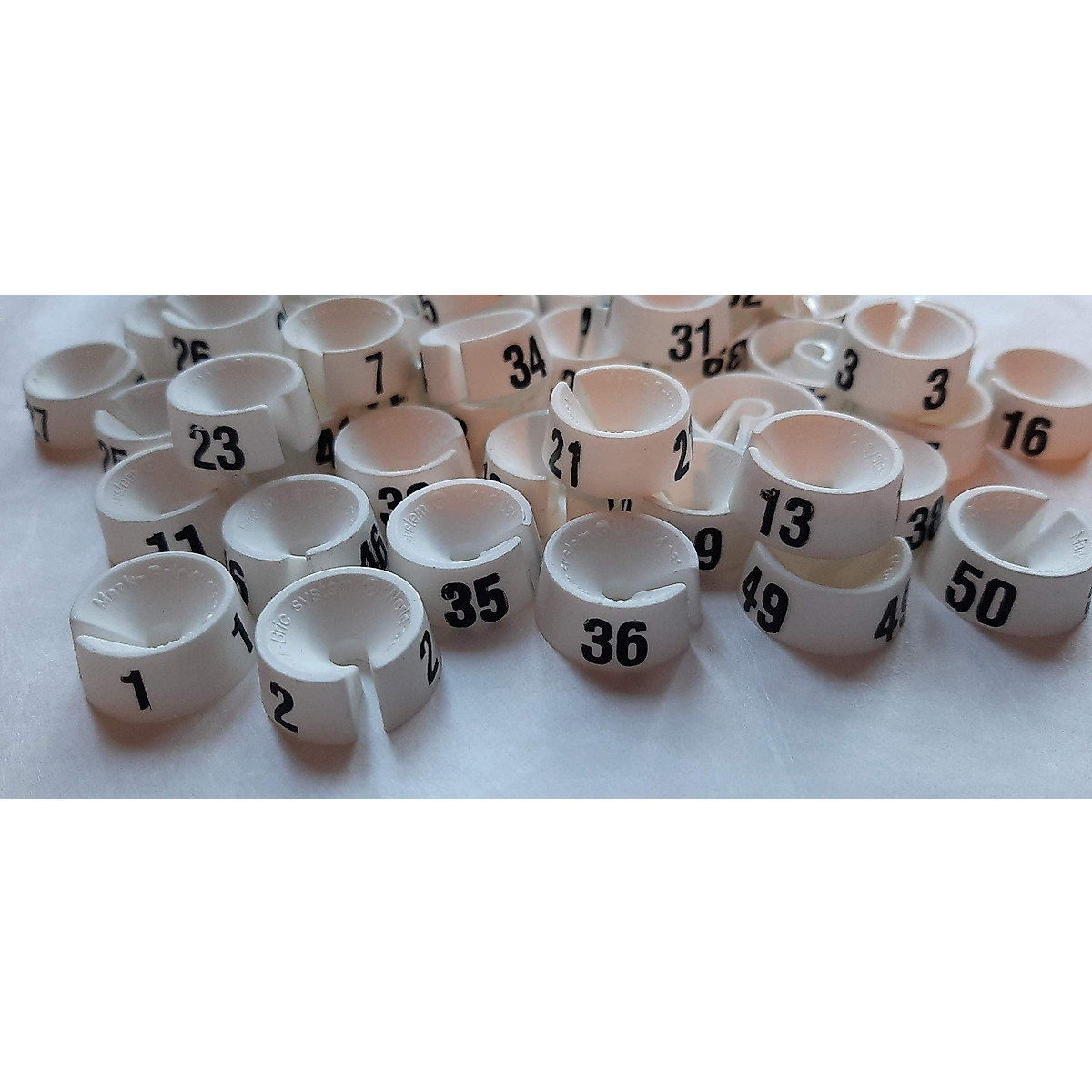 Hanger Marker, Sequential Numbers 1-50