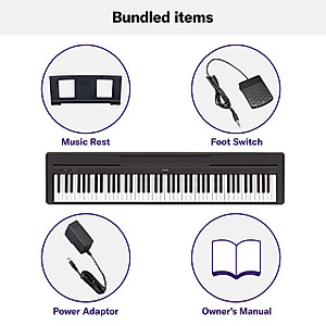 Yamaha P45 88-Key Weighted Digital Piano