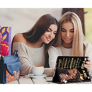 Case for iPad 10.2 9th / 8th / 7th Generation (2021/2020/2019 Model) 10.2 Inch, iPad Air 3 Case/10.5 Inch Pro,Smart Stand Cover Auto Sleep/Wake，African Americans Women Queen with Butterflies