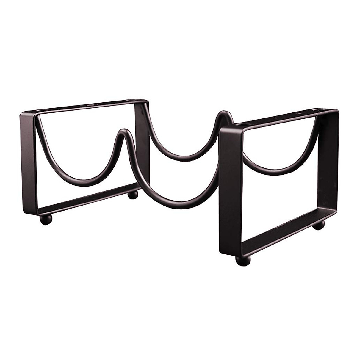 sleeri Wine Rack Countertop, Cabinet Wine Holder Storage Stand, 1 Tier Stackable Wine Rack, Hold 2 Bottles - Wine Rack Storage Organizer Holder for Wine, Beer, Pop/Soda, Water, Stackable/ 1 Pcs