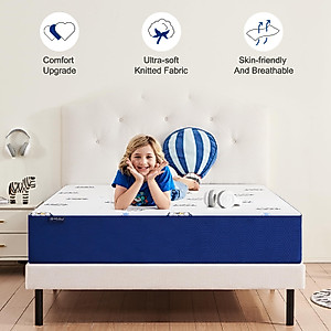 Molblly Full Mattress, 6 inch Gel Memory Foam Mattress with CertiPUR-US Bed Mattress in a Box for Sleep Cooler & Pressure Relief, 75"x54", Full Size