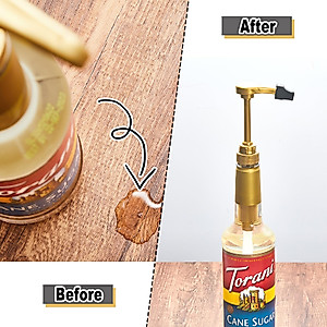 Zhehao 20 Pcs Coffee Syrup Pump Tip Cap Covers Pourer Cap Syrup Covers Black Rubber Caps Fits for Syrup Pump, Pour Dispenser, Oil Liquor Bottle, Keep Syrup Sugar Condiments Olive Clean Preserved