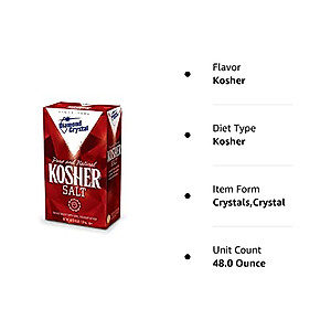 Diamond Crystal Kosher Salt, 3 lbs