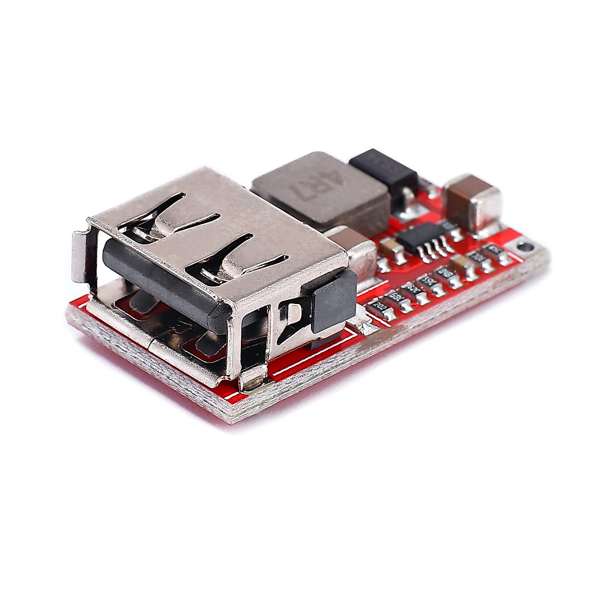 Teyleten Robot DC-DC Buck Converter USB Car Charger Step Down Module 6-24V 12V/24V to 5V 3A Power Supply Module Efficiency 97.5% 10pcs