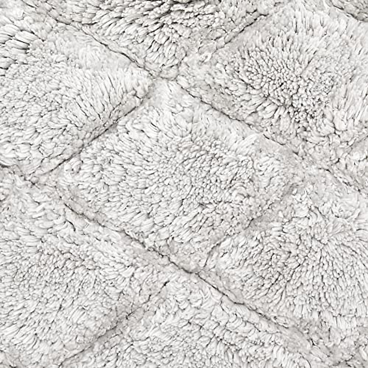 Vera Wang - Bathroom Rug Set, Soft & Absorbent Bathroom Decor, Reversible Modern Design (Marquis Diamond Grey, 2 Piece)