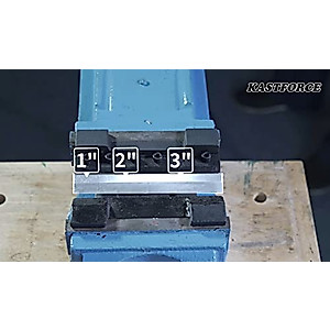 KASTFORCE KF5012 6 Inch 150 mm Vise Mount Metal Brake Bender Attachment Bending Max Capacity 14 Gauge 2mm Mild Steel 1/8" Aluminum